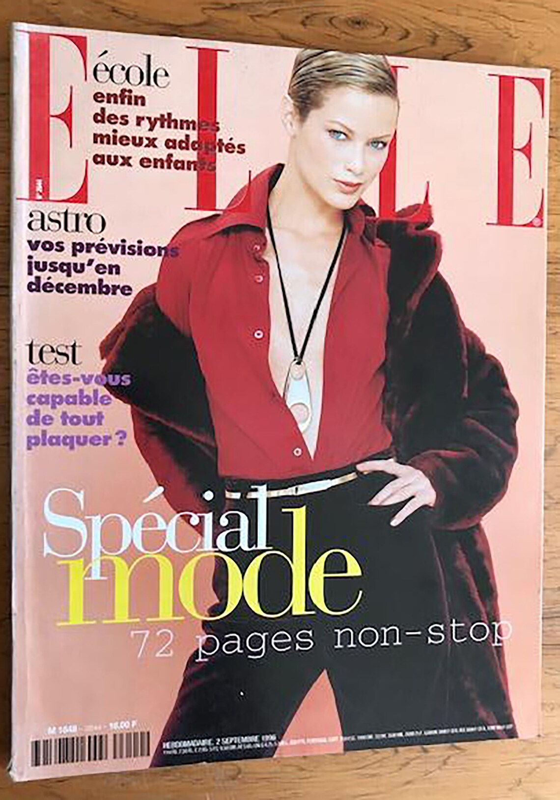 Elle no 2644 Sept 2 1996 Special Mode French Paris Foreign | Etsy