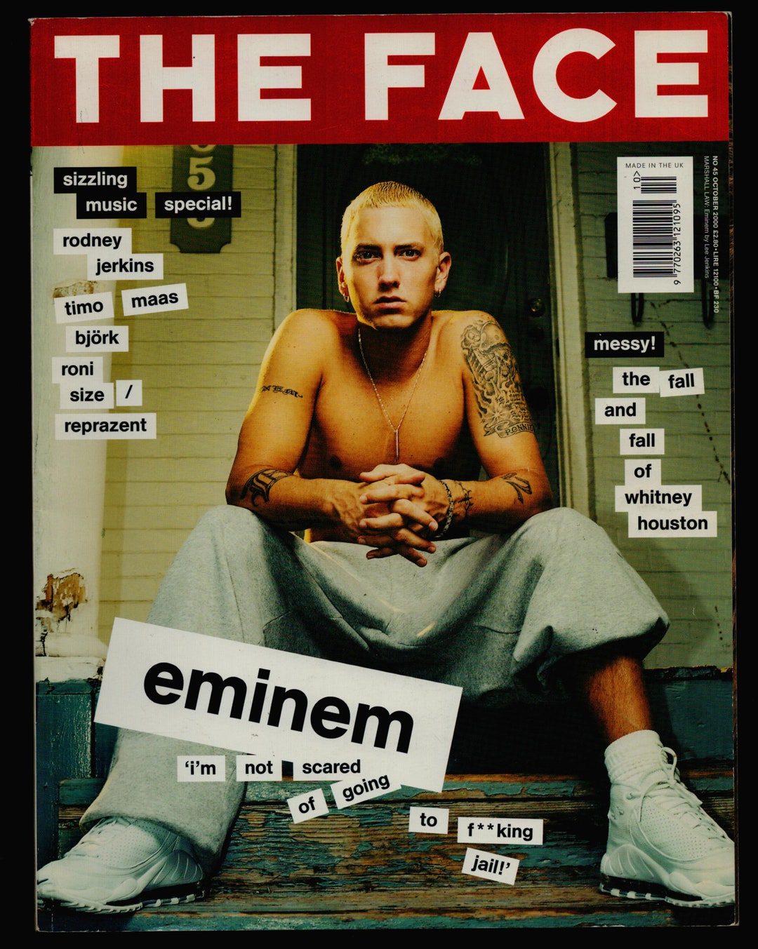 The Face No 45 Vol 3 Oct 2000 Vintage Music Fashion Magazine Eminem ...