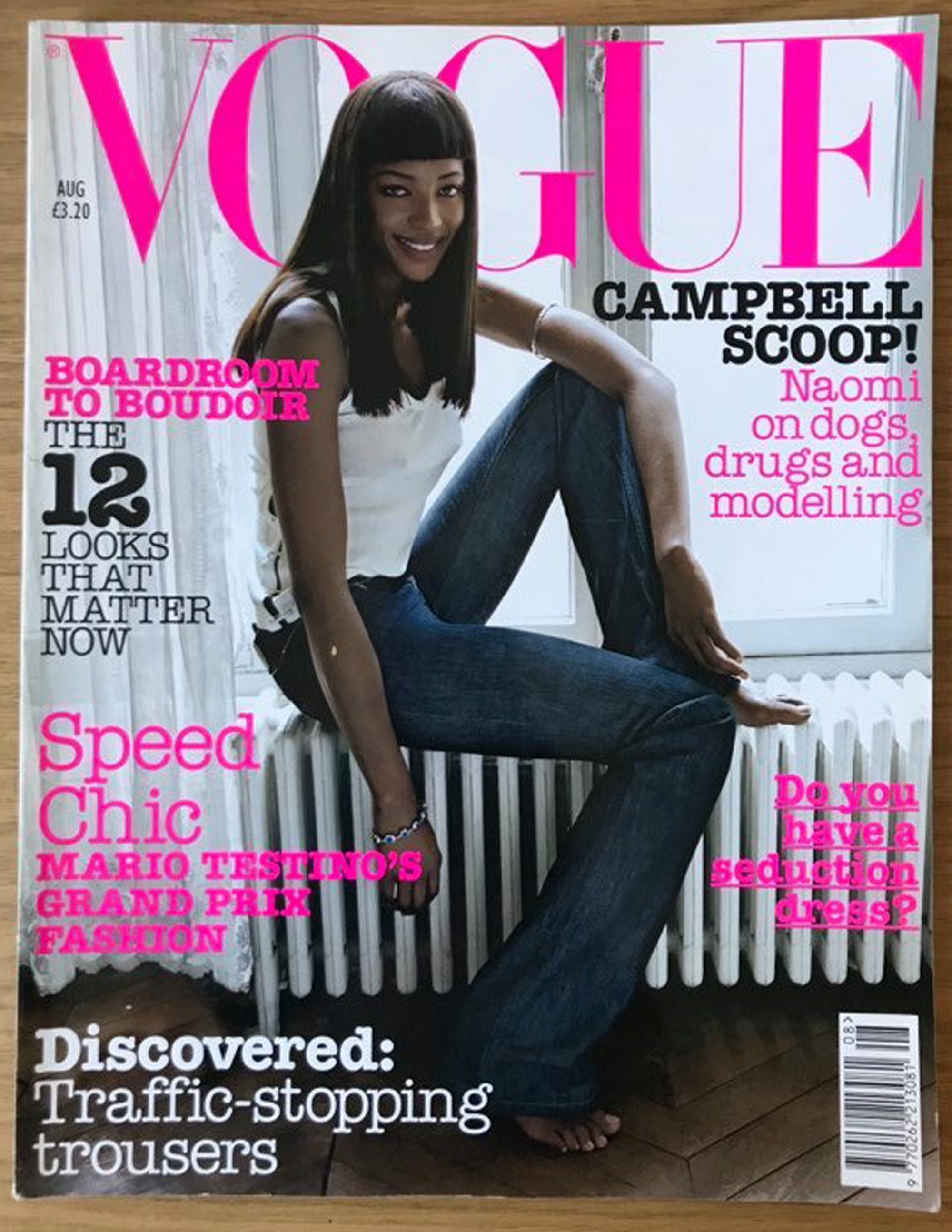 Vogue UK Aug British Originalfashion Magazine Birthday Gift Present ...