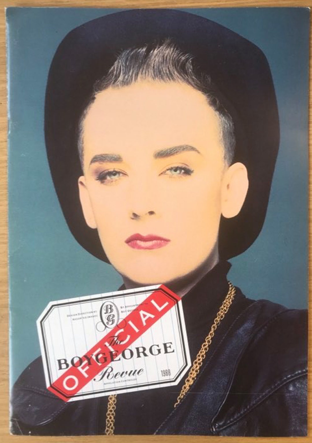 Boy George Official Revue 1988 Original Vintage Magazine Gift Present ...