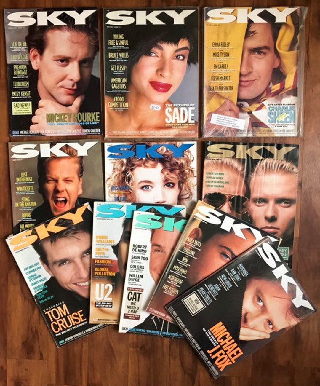 Sky Magazine Lot 115 Copies 1988-2001 Film Music Television Gift ...
