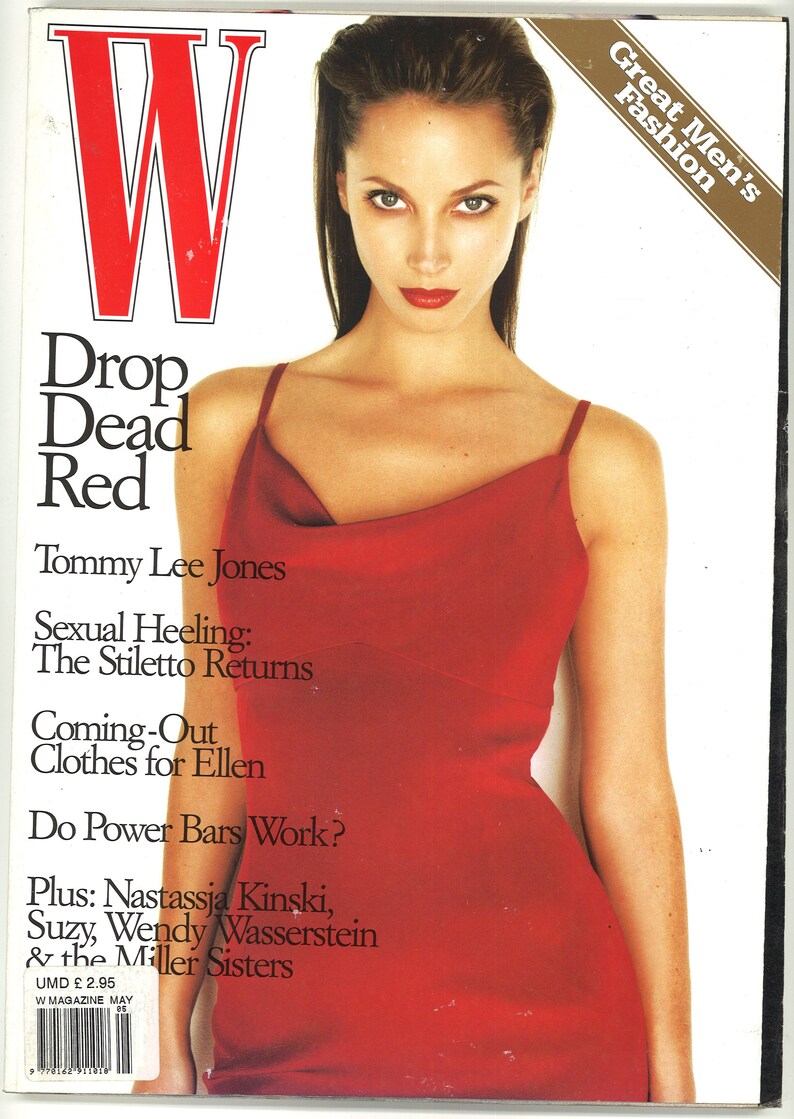 W Fashion Magazine May 1997 Original Vintage for Men & Women Birthday ...