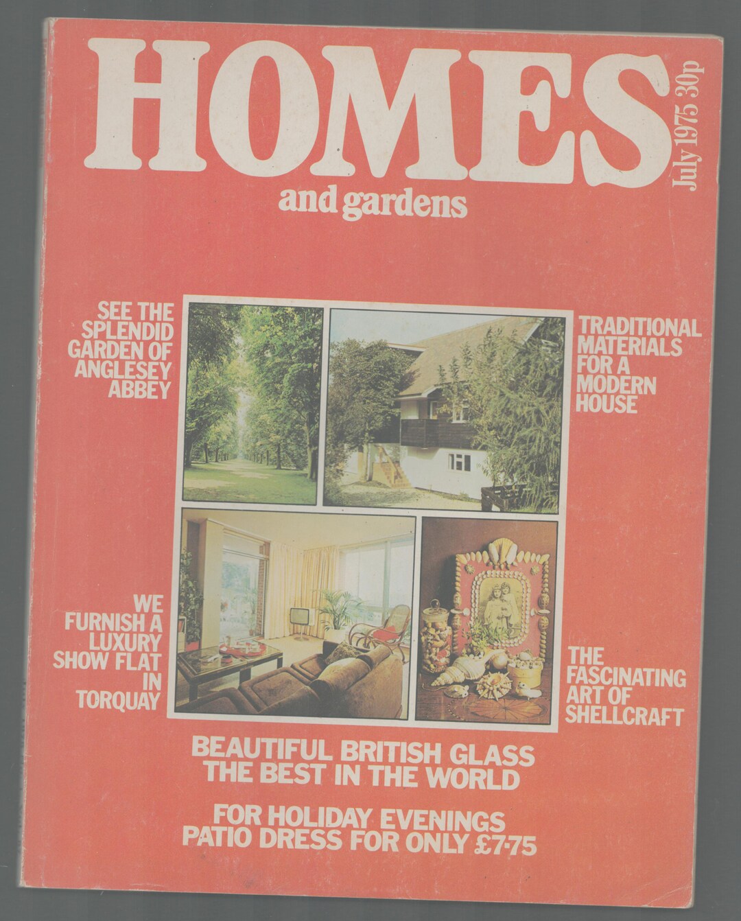 Homes & Gardens UK July 1975 British House Decoration Furnishing ...