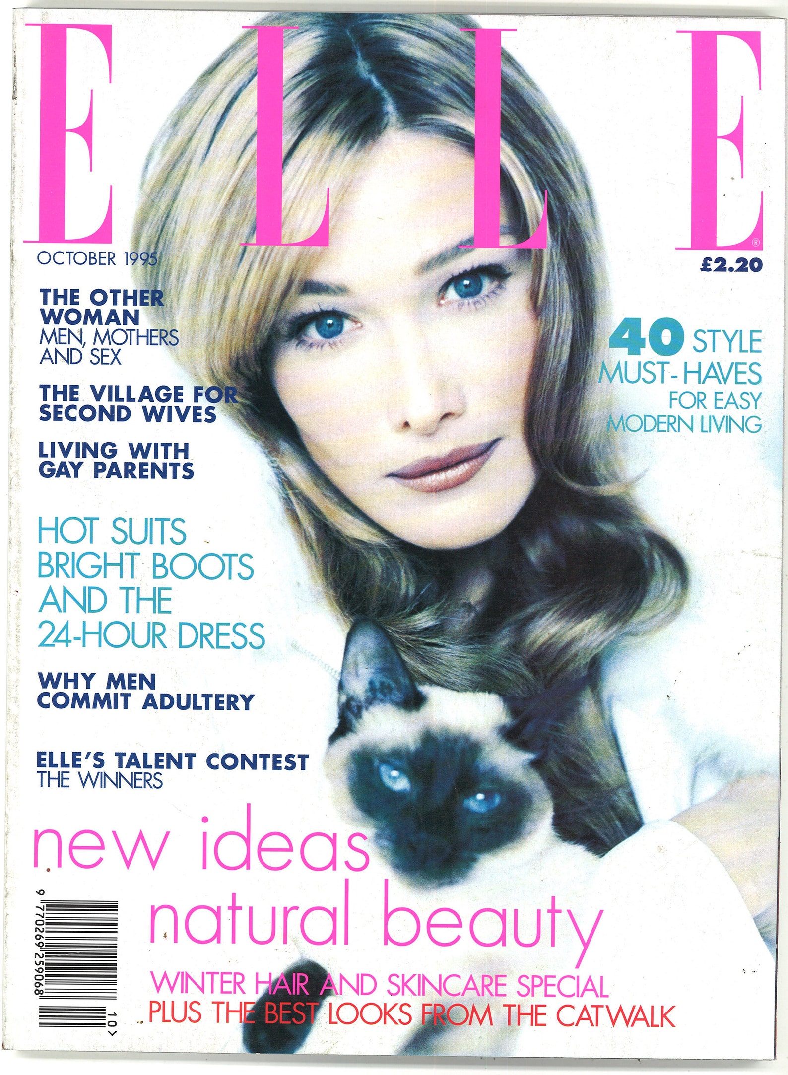 Elle UK Oct 1995 Original Vintage Fashion Magazine Birthday Gift ...