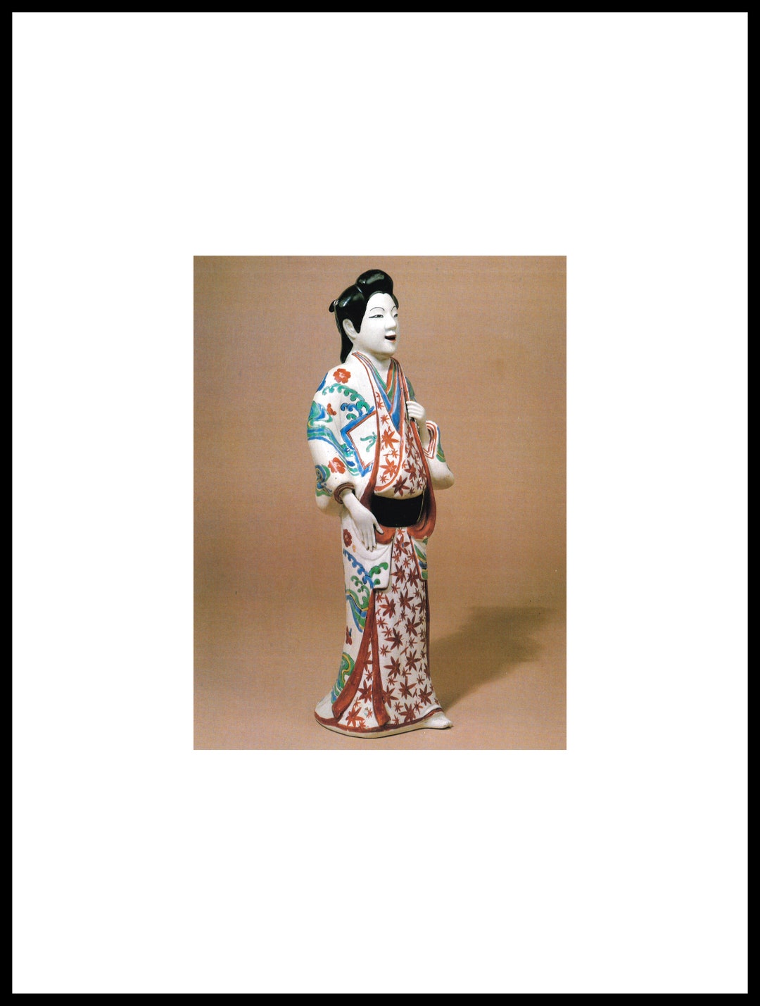 Kakiemon Figure of a Bijin, Late 17th Century Original Tear Sheet ...