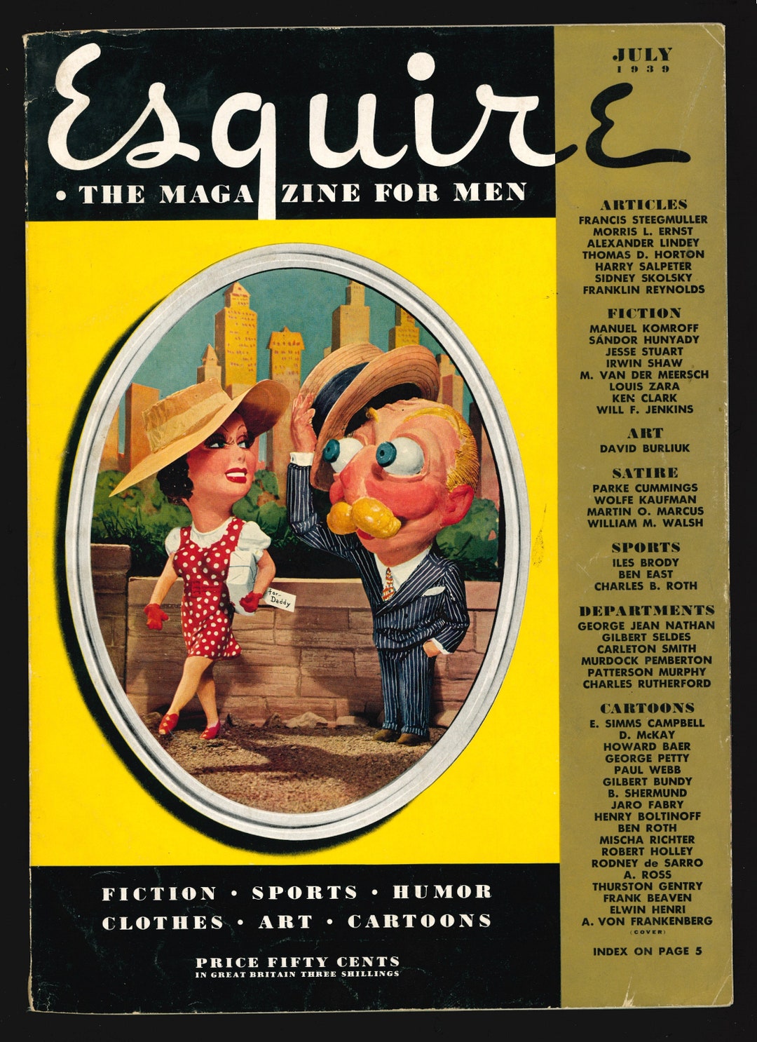Esquire July 1939 PETTY GIRL Pin-up + George HURRELL Photos (issue 2 ...