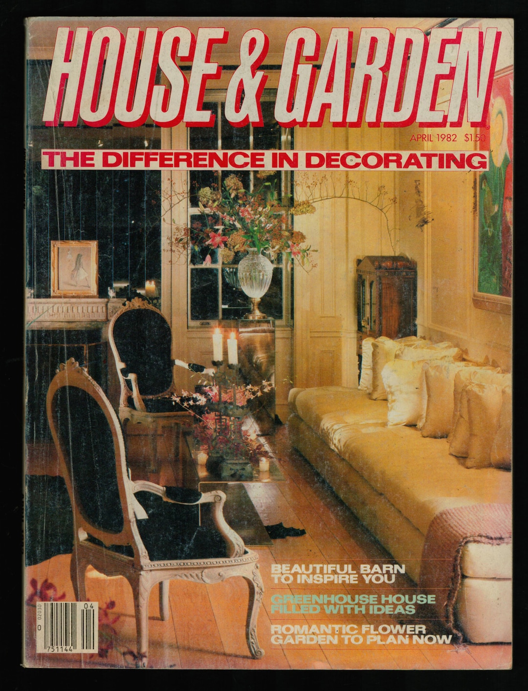 House & Garden April and Aug 1982 US Issue Original Vintage Decorating ...
