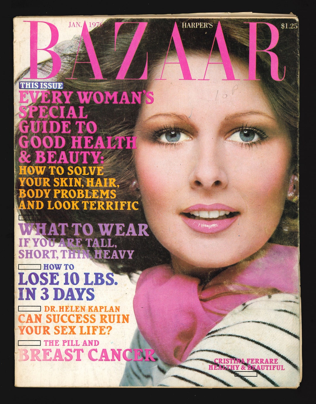 Harper's Bazaar US Jan 1976 Vintage Rare Retro Original Fashion ...