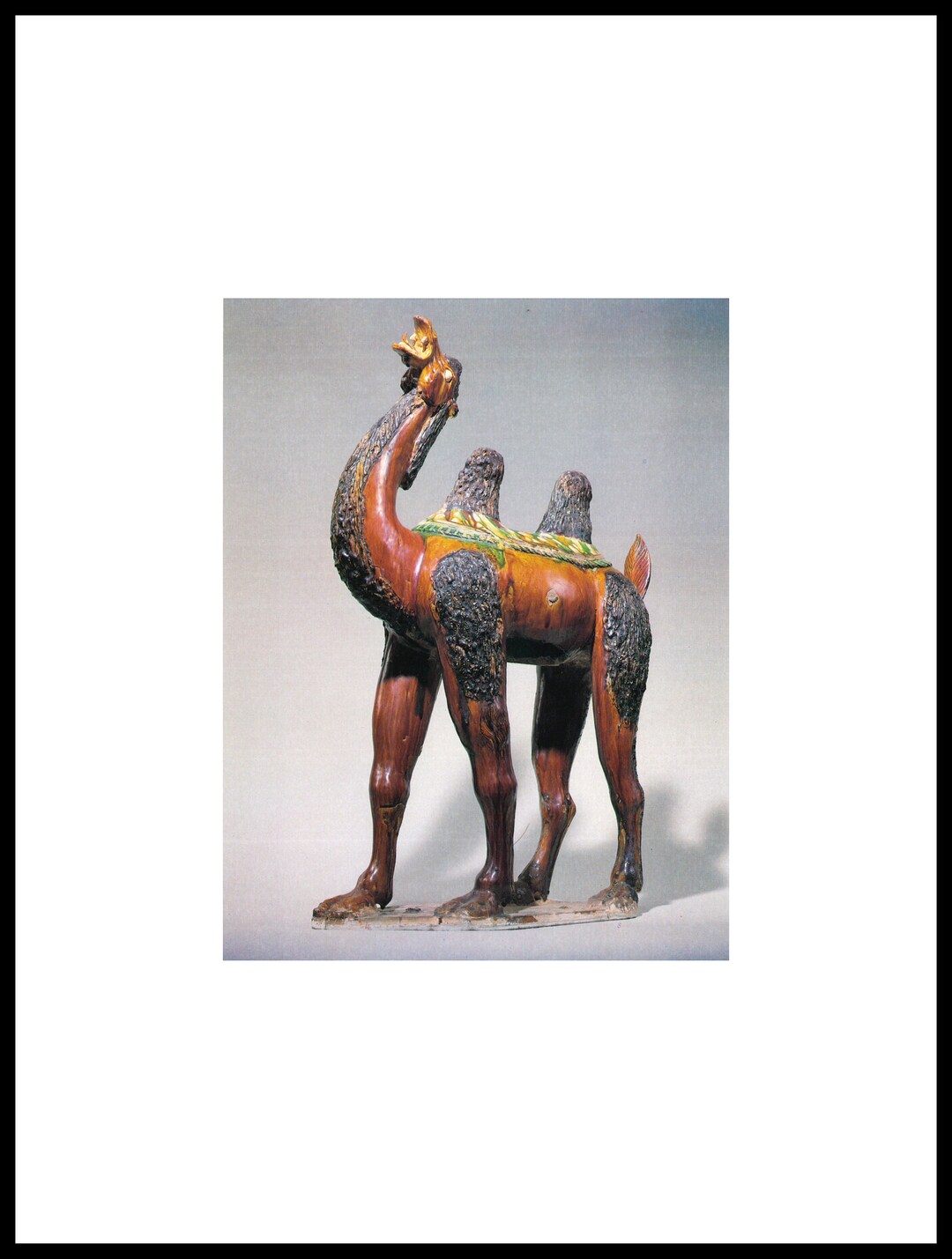 Glazed Buff Pottery Figure of a Bactrian Camel, Tang Dynasty Original ...