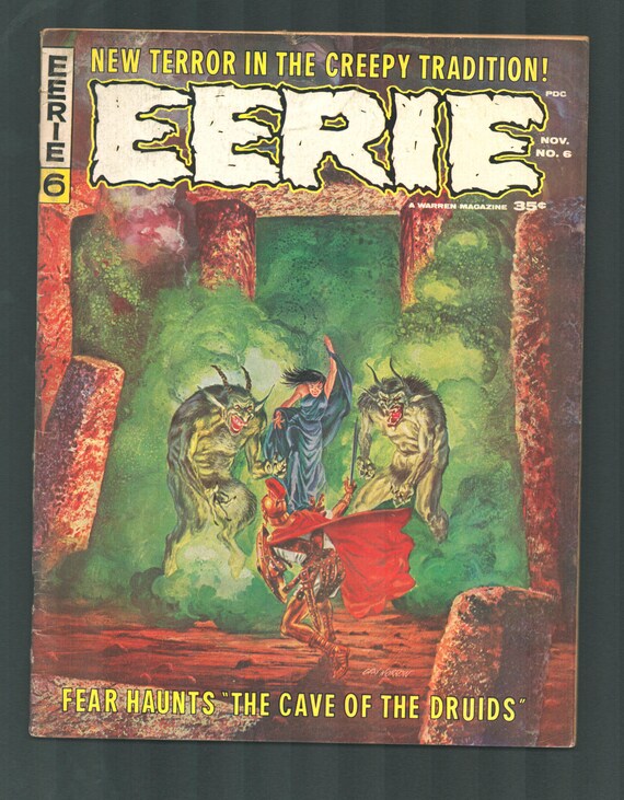 Eerie No 6 Nov 1966 Warren Horror Comic - Etsy