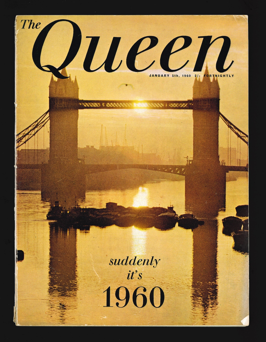 Queen Magazine Jan 5 1960 Original Vintage Fashion Magazine - Etsy