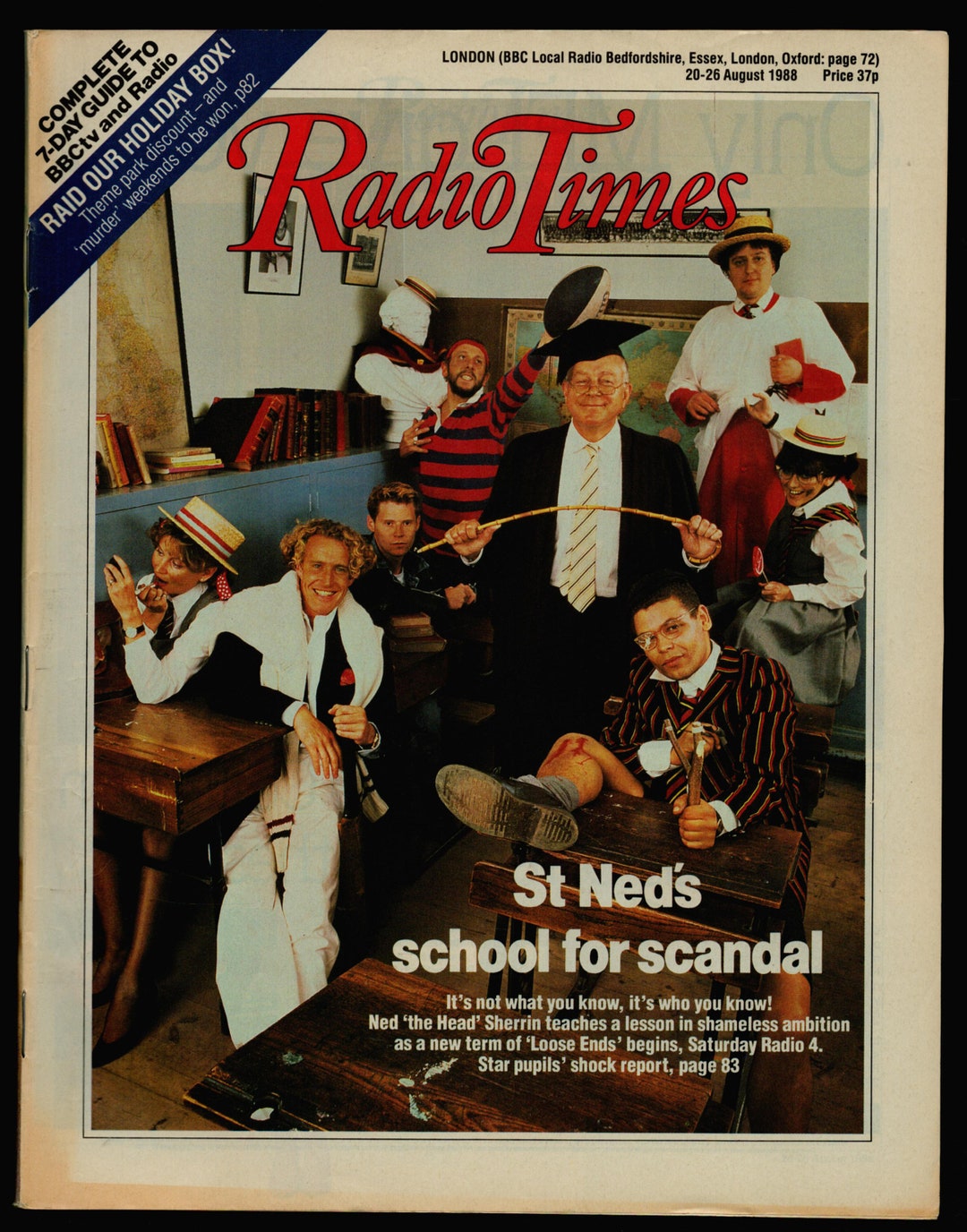 Radio Times Magazine Aug 20-26 1988 Ned Sherrin/craig Charles/kylie ...