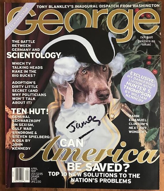 George Magazine April 1997 Chundo Porträt George Washington | Etsy
