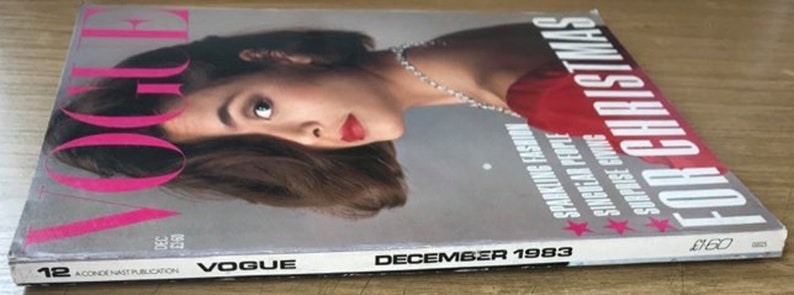 Vogue UK December 1983 British Original Vintage Fashion | Etsy