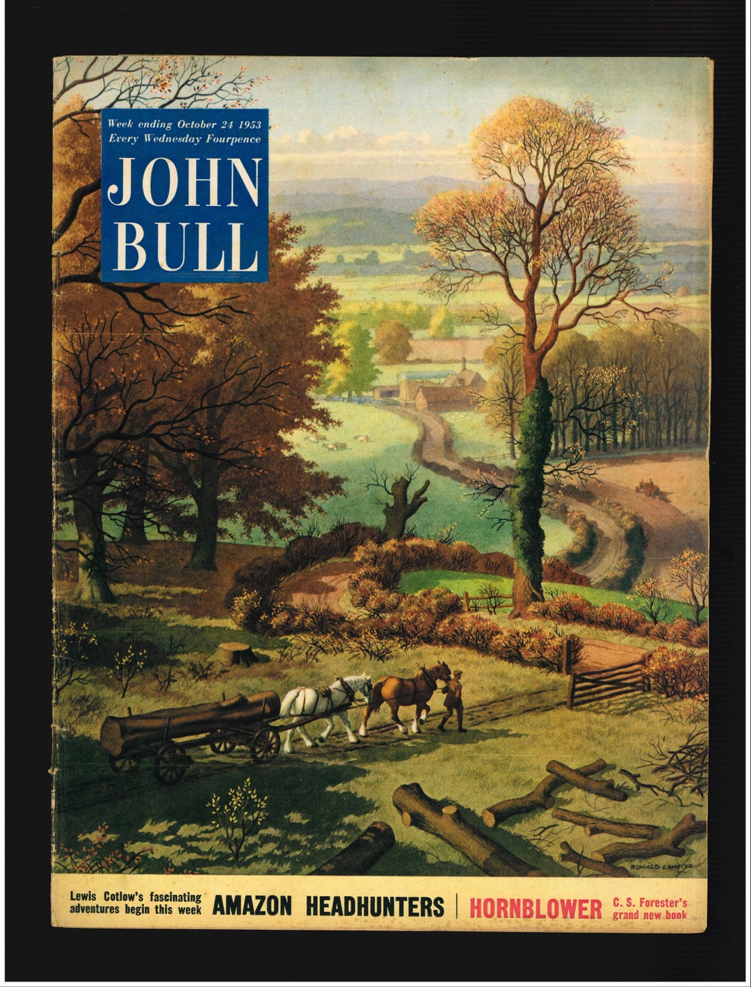 John Bull Oct 24 1953 British Original Vintage Rare Magazine Amazon ...