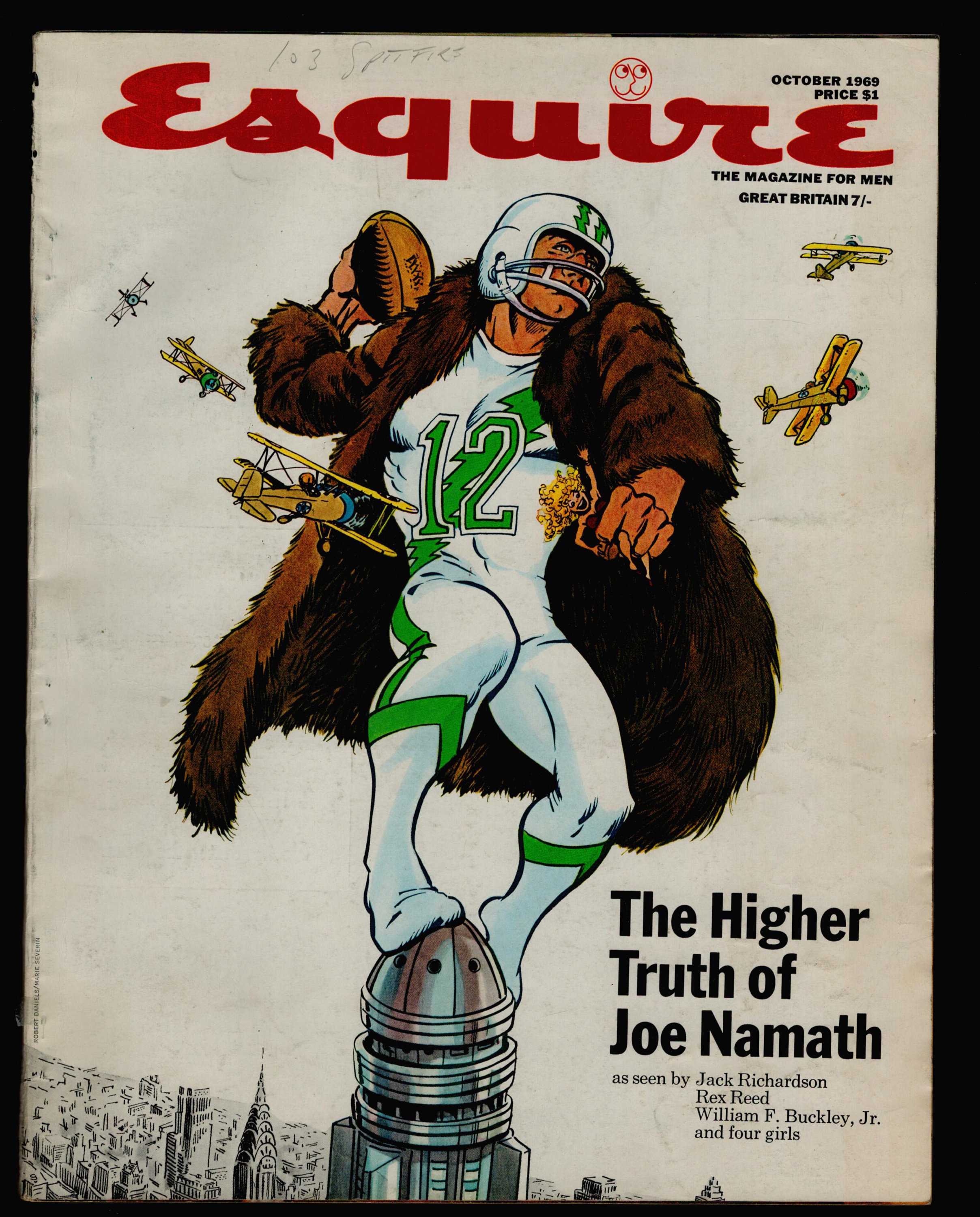 Joe Namath Fur Coat Poster