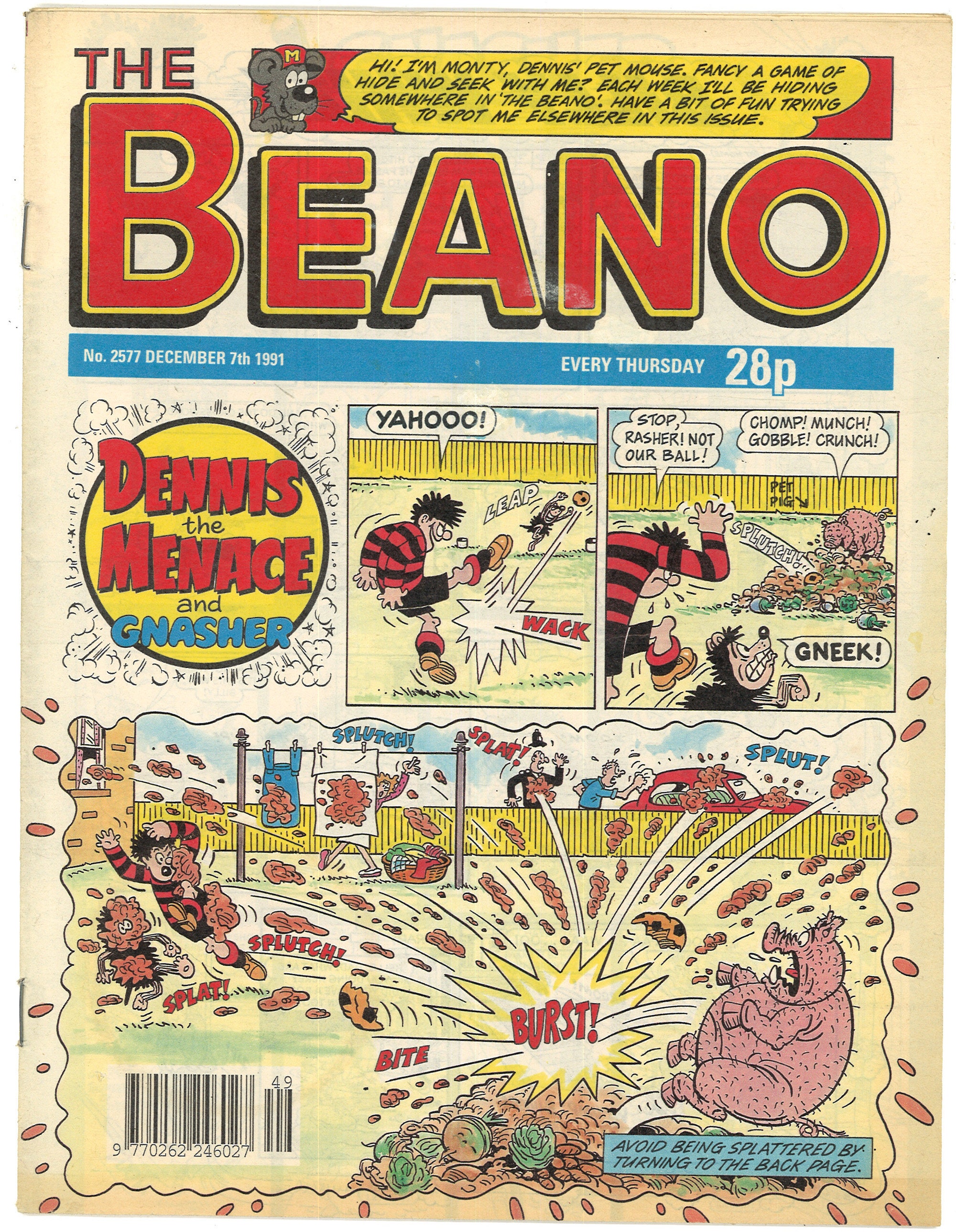 Beano no 2577 Dec 7 1991 UK Original British Vintage Comics | Etsy