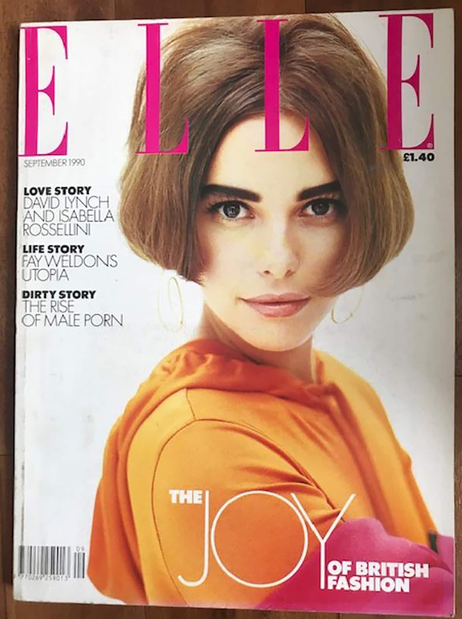 ELLE UK Sept 1990 British Original Vintage Glamour Fashion - Etsy