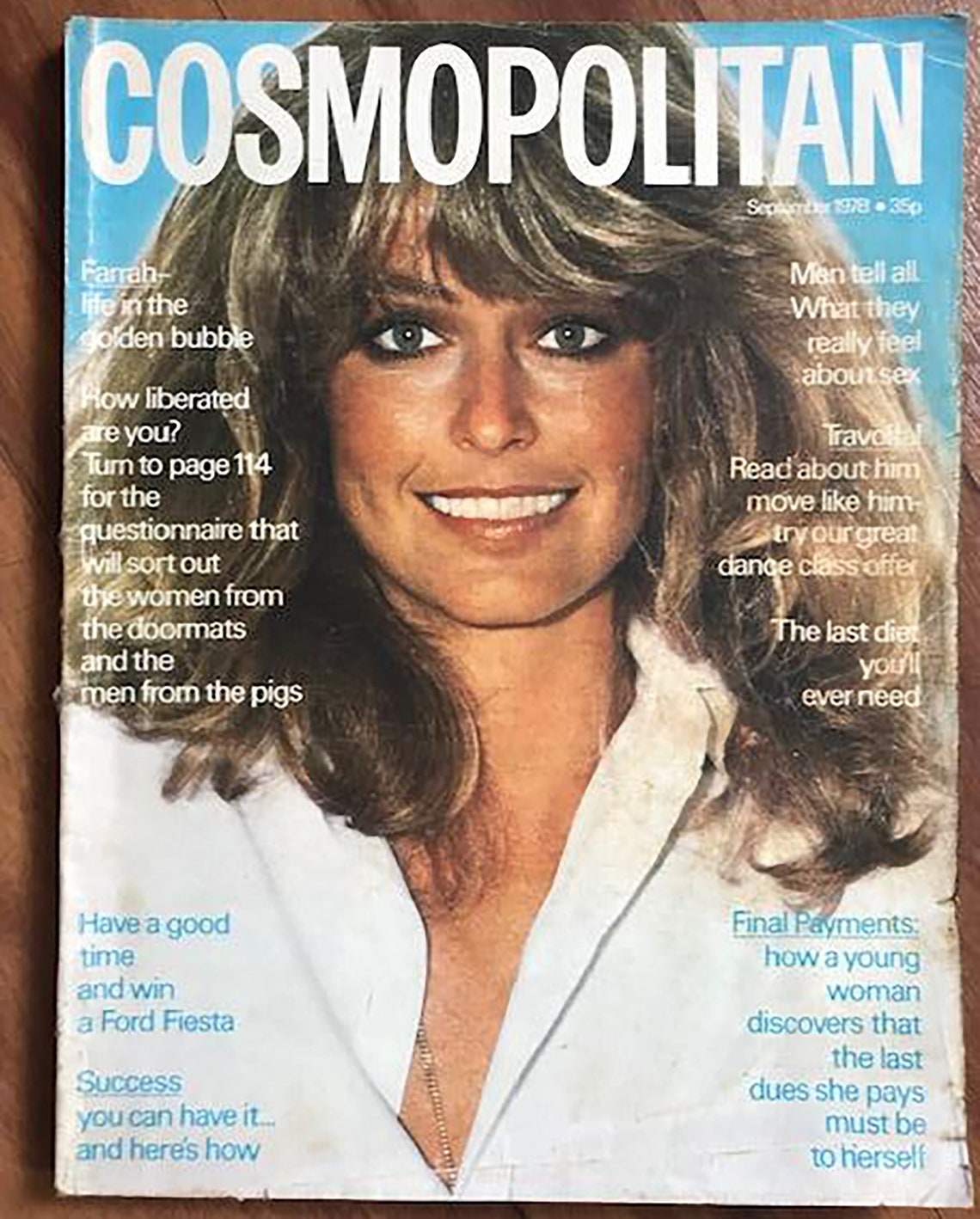 Cosmopolitan Uk Sept 1978 British Original Vintage Fashion Etsy