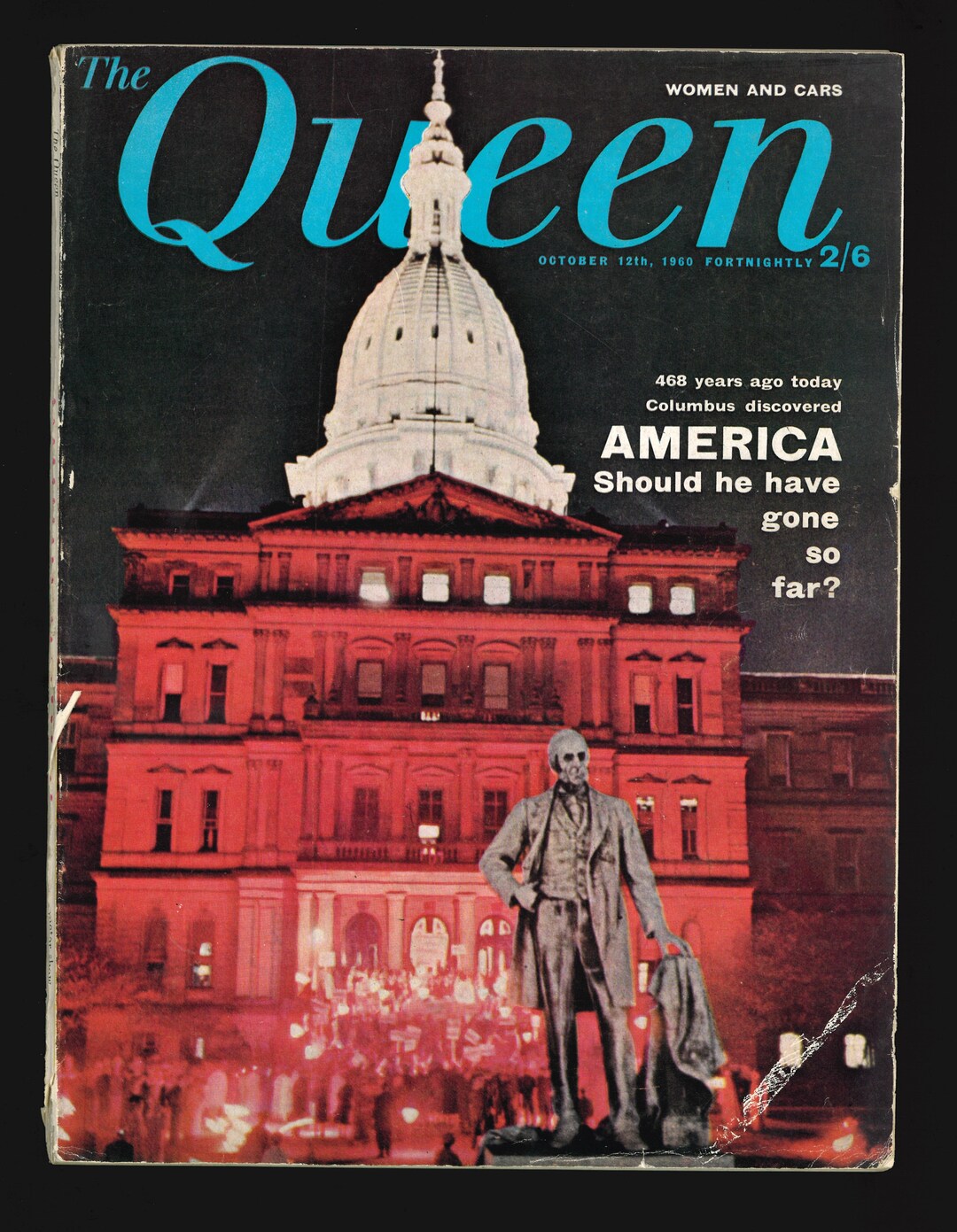 Queen Magazine Oct 12 1960 Original Vintage Fashion Magazine - Etsy
