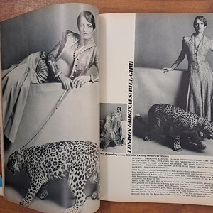 Harpers & Queen UK Feb 1973 Charlotte Rampling Ossie Clark JAMES WEDGE ...