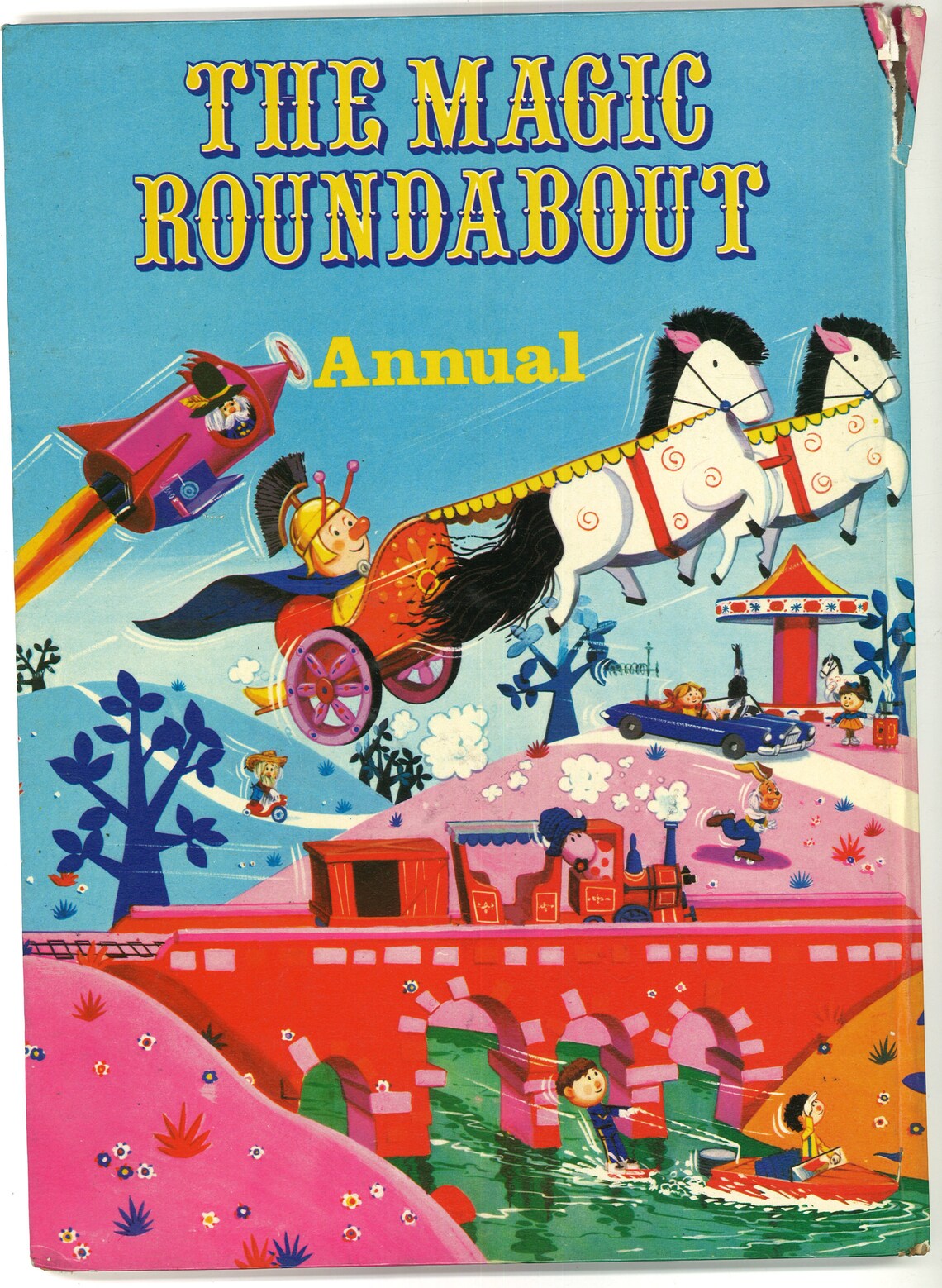 Magic Roundabout Annual Book 1974 British Classic Children | Etsy