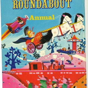 Magic Roundabout Annual Book 1974 British Classic Children Educational ...