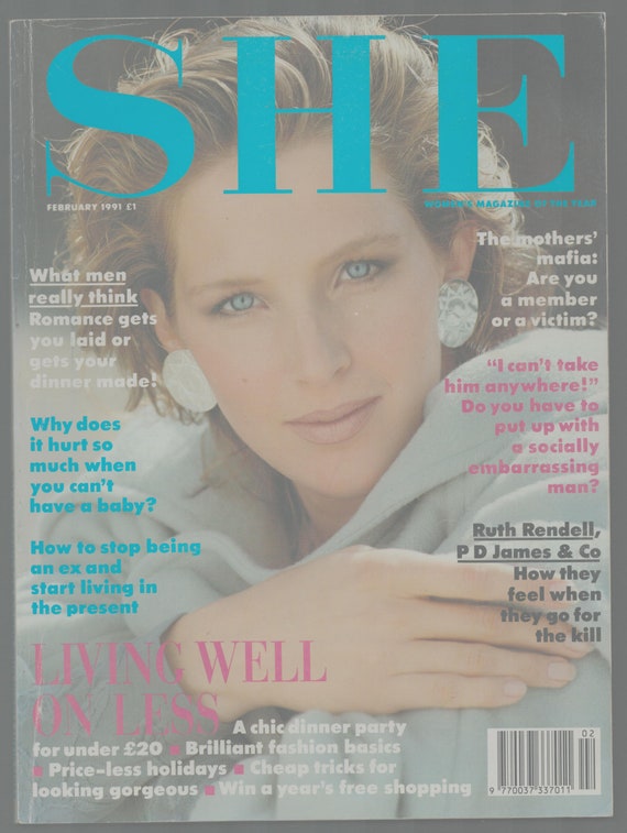 She UK Feb 1991 Original British Vintage Fashion & Beauty - Etsy