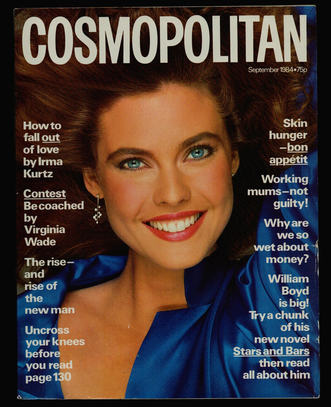 Cosmopolitan UK Sept 1984 Original Vintage Fashion Magazine Cover Photo ...