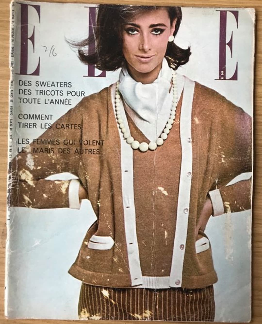 Elle French Jan 4 1964 No 944 Original Vintage Retro Magazine the ...