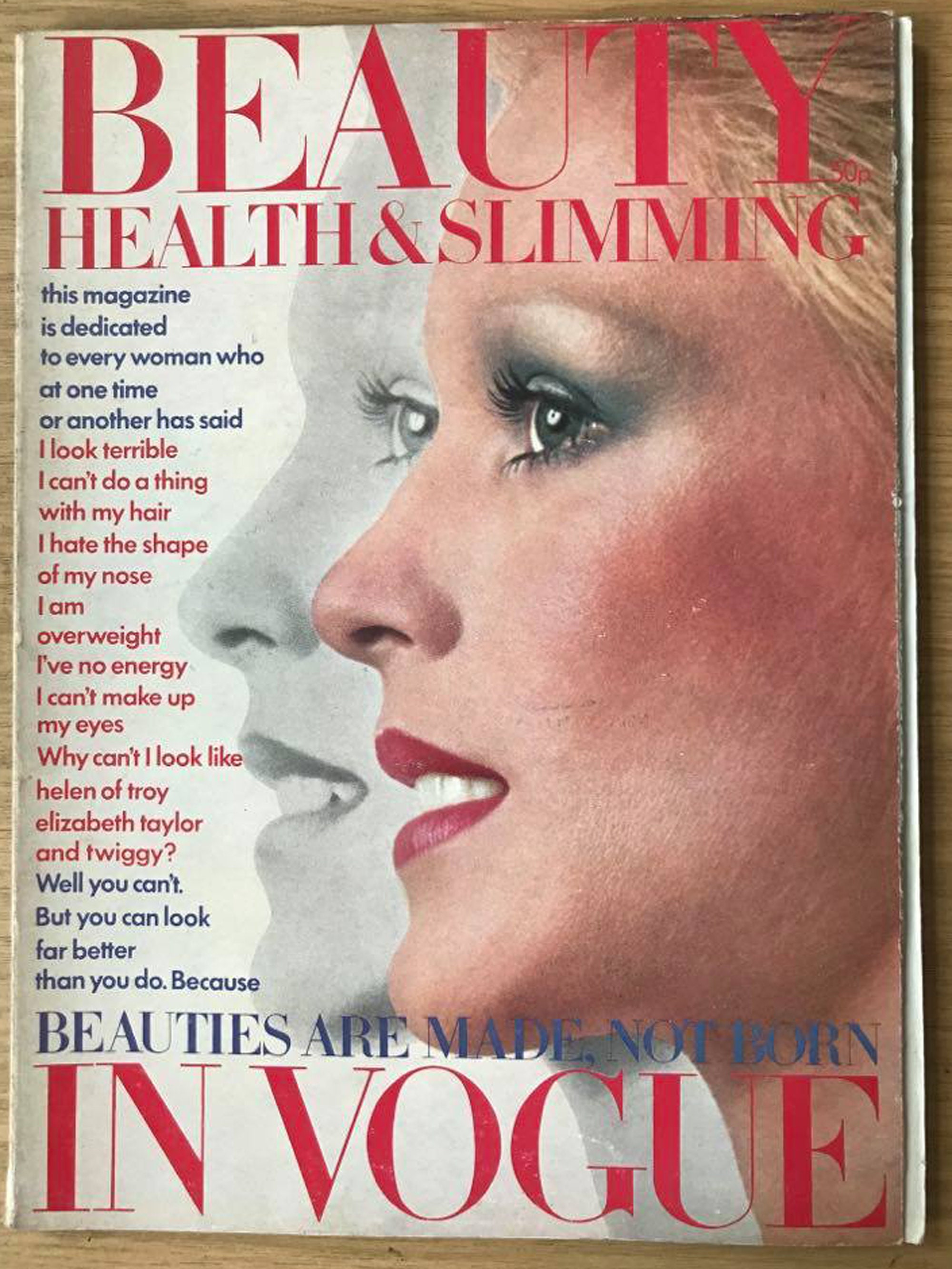 Beauty in Vogue UK Winter 1972 British Original Vintage Fashion ...