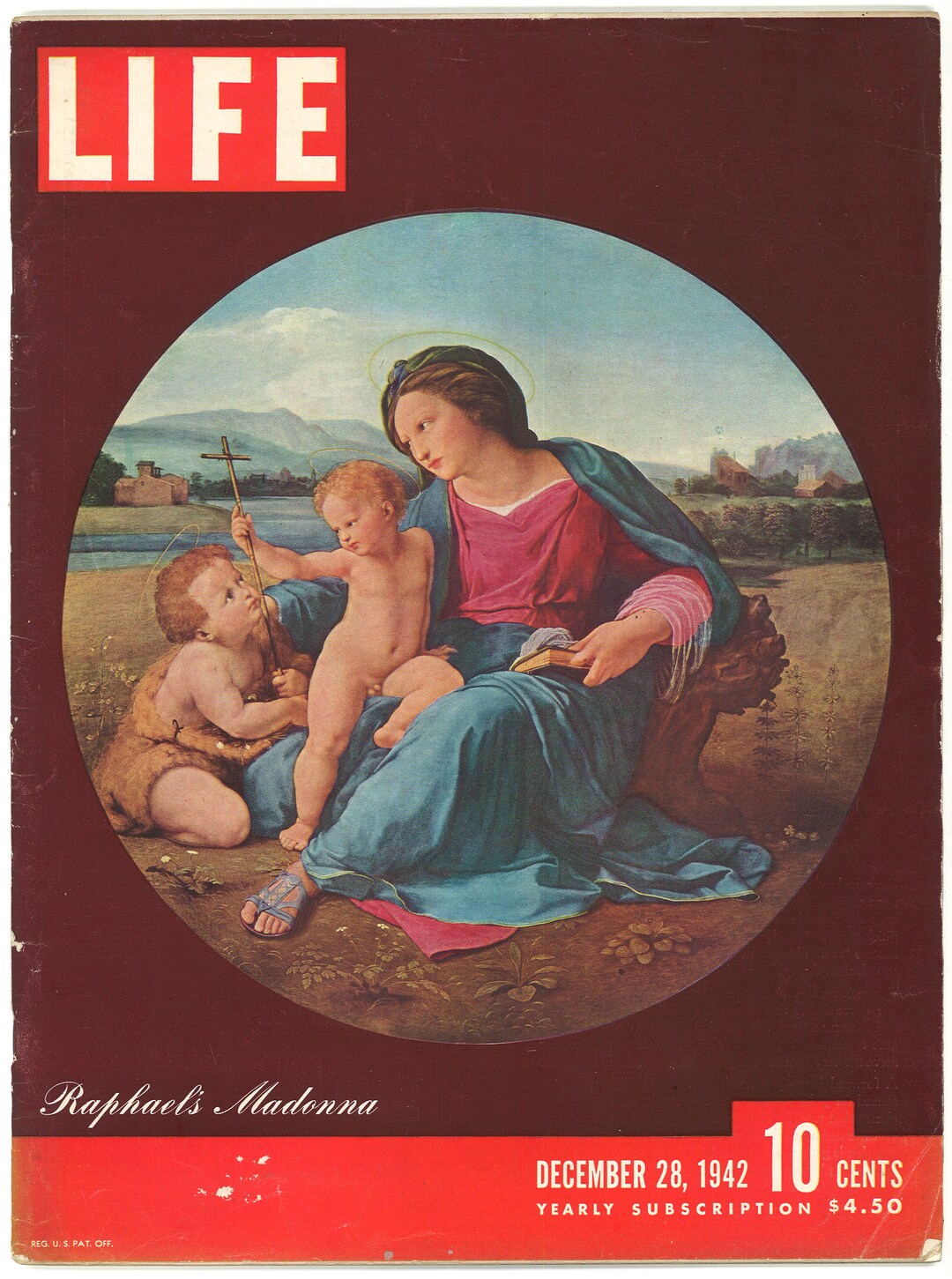 Life US vol 13 no 26 28 de diciembre de 1942 American Original Vintage Weekly Magazine Regalo ...