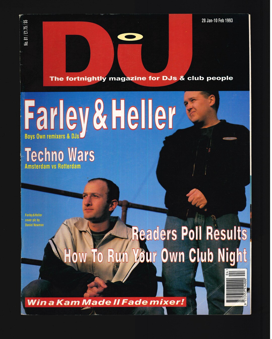 DJ Magazine Jan -july 1993 Dance Music and Clubs - Etsy