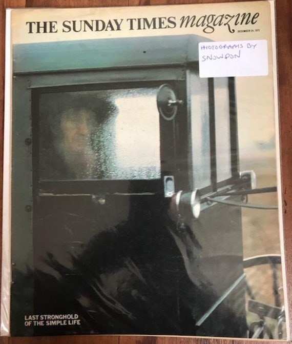 Sunday Times Supplement Dec 24 1972 Original Vintage | Etsy