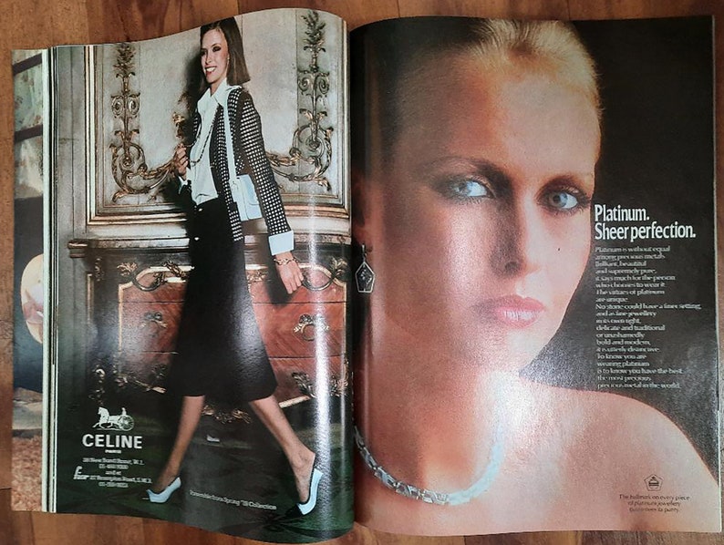 Vogue UK April 1st 1978 British Original Vintage Magazine Gift | Etsy