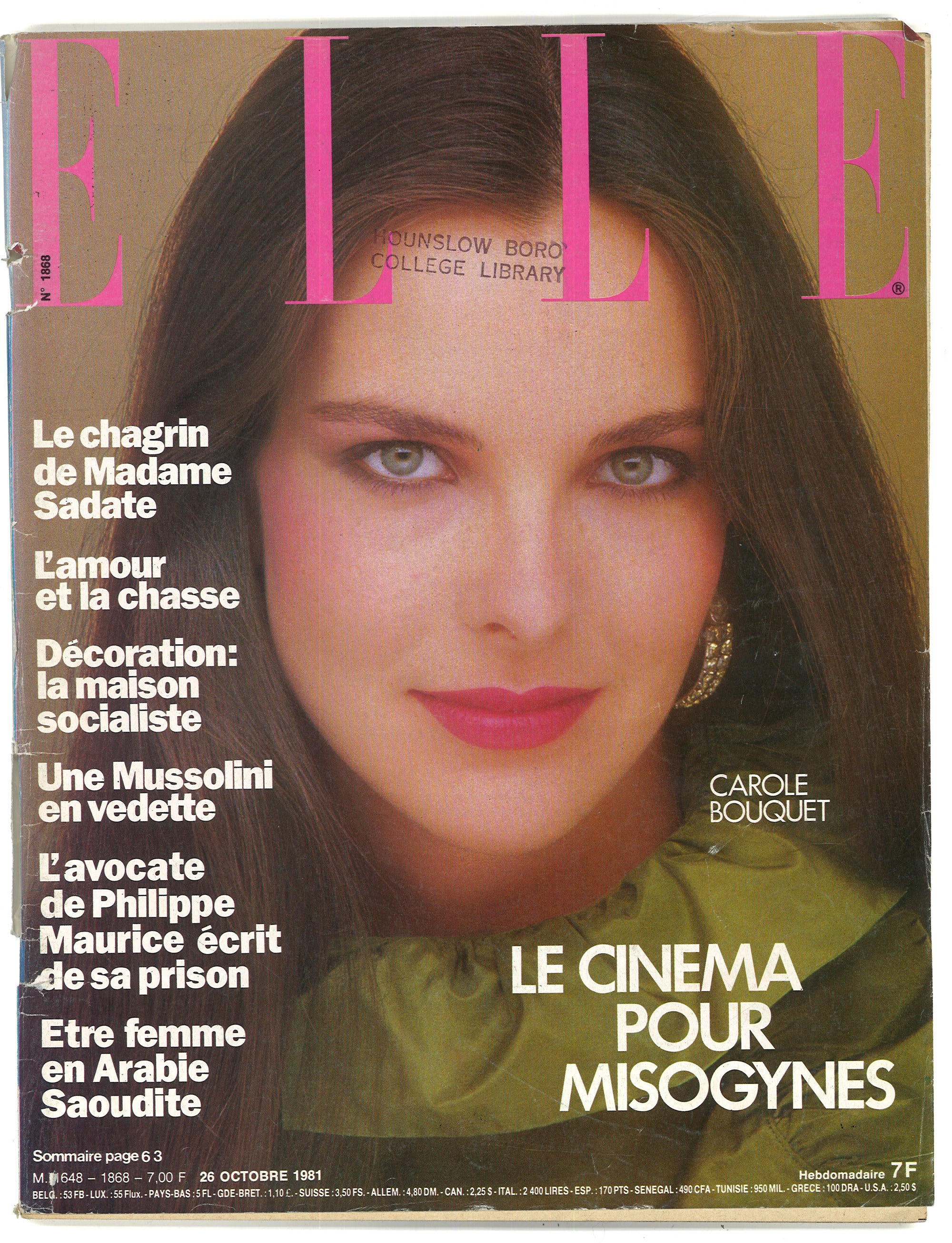 Elle No 1868 Oct 26 1981 Paris French Foreign Original Vintage | Etsy