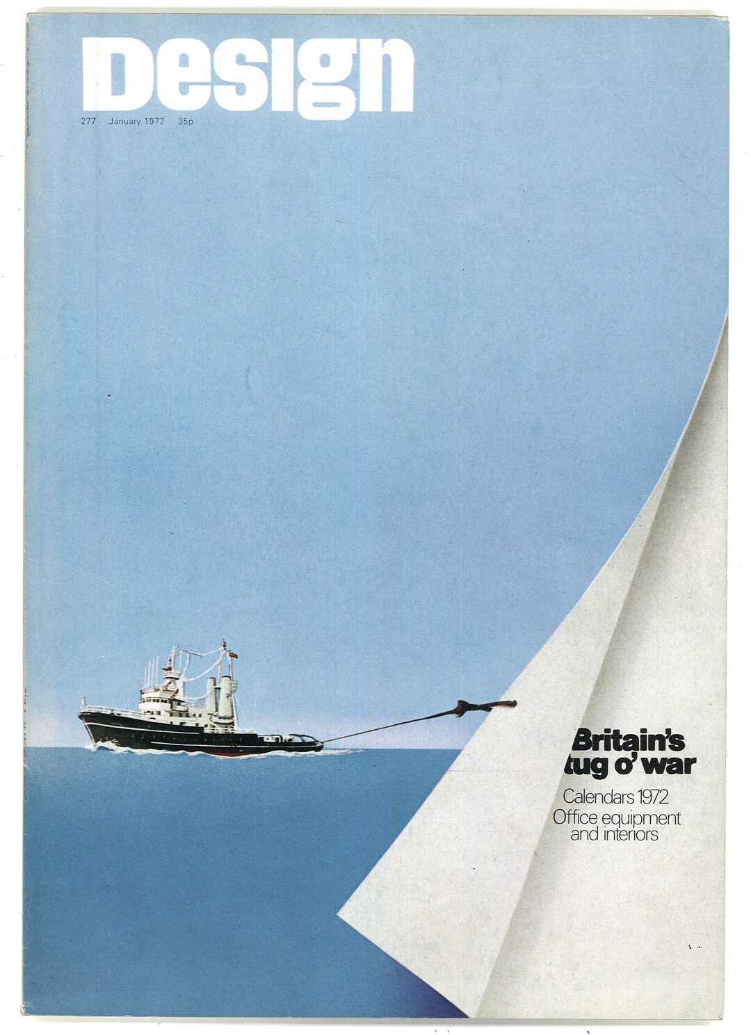 Design 277 Jan 1972 Arts Illustration Graphics Cover by Malcolm Fowler ...