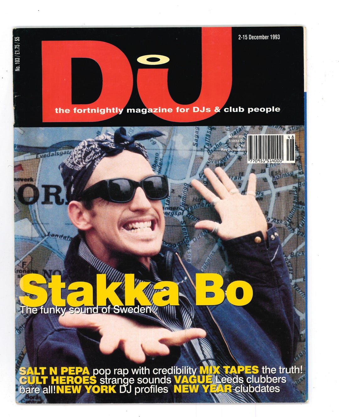 DJ Magazine Dec 1993 Jan - May 1994 Dance Music and Club 30th - Etsy
