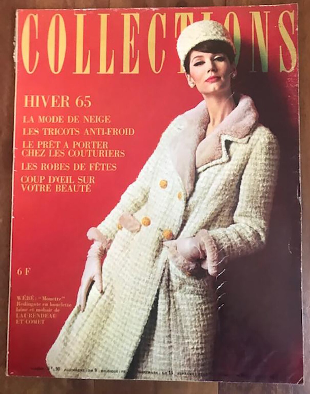 Collections Magazine Winter 1964-1965 Paris French Foreign Original ...