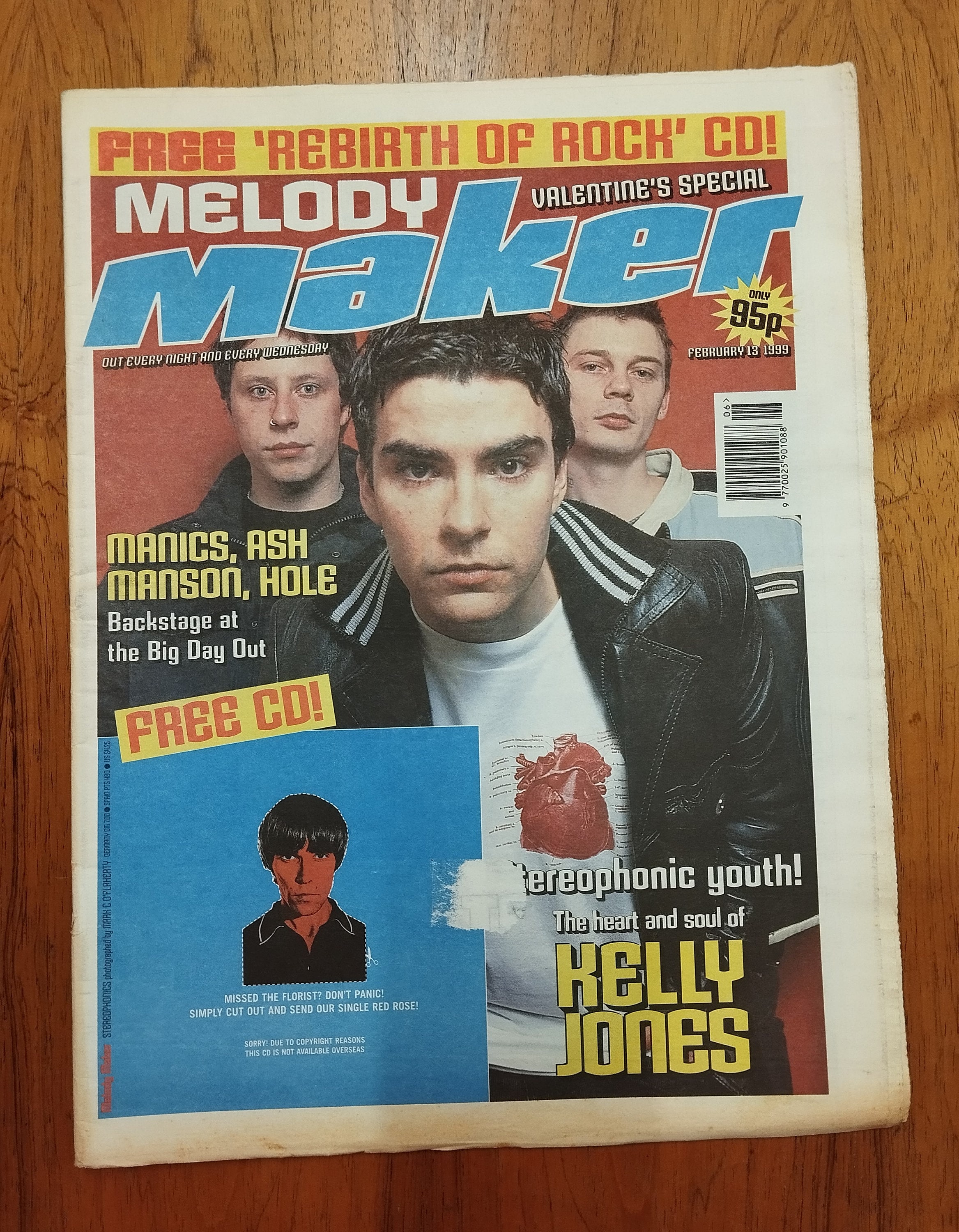 Melody Maker Feb 13 1999 British Pop Newspaper Kelly Jones - Etsy