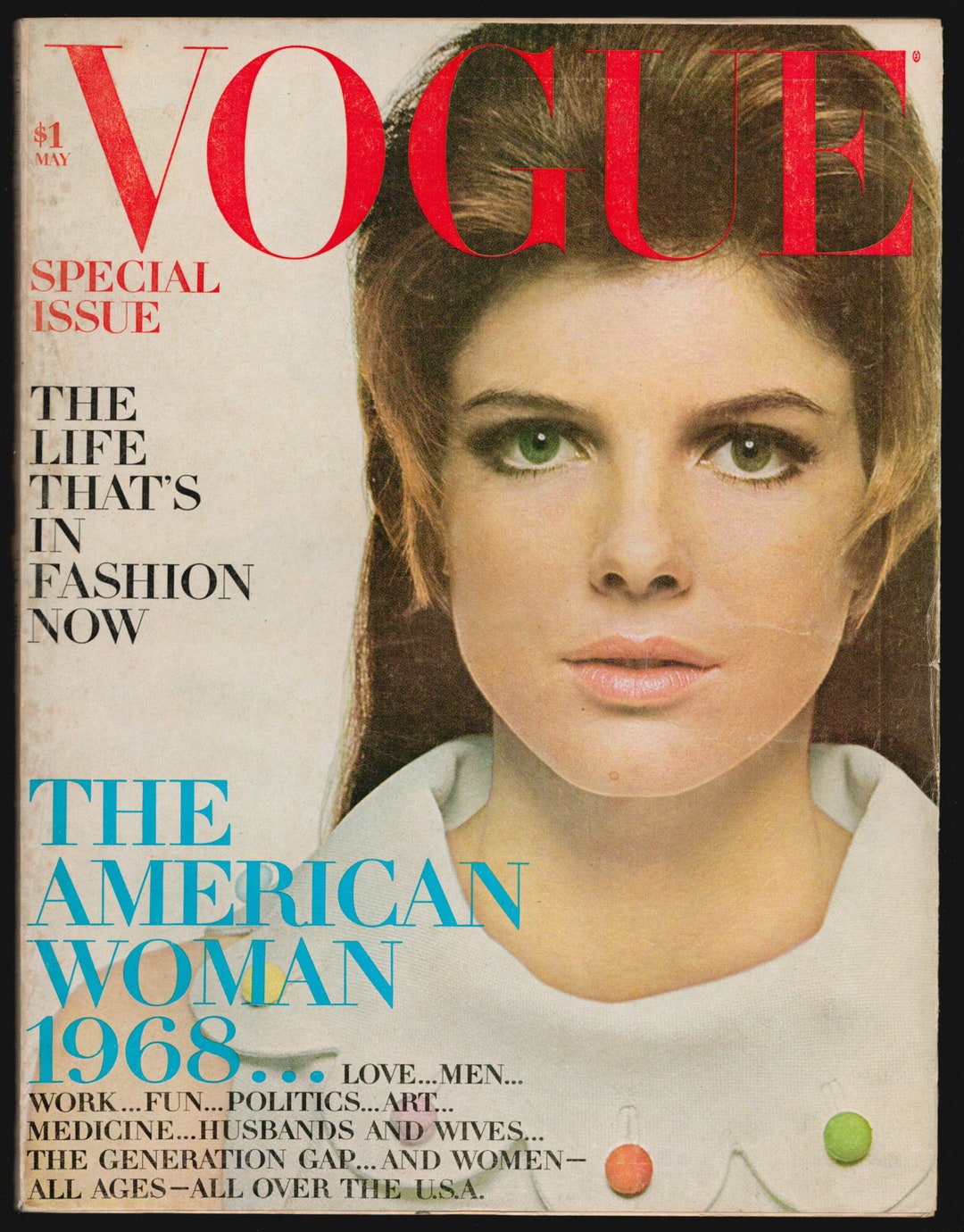 Vogue US May 1968 Special Issue Original Vintage Fashion Magazine ...