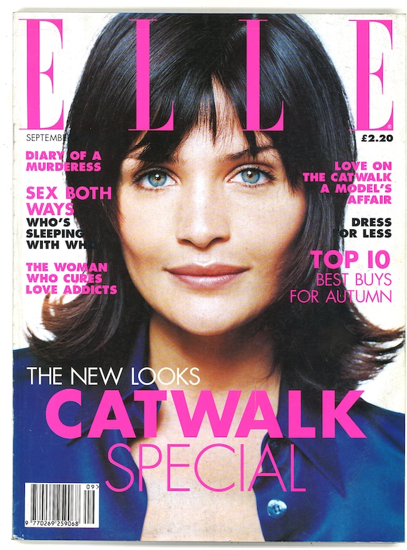 Elle UK Sept 1995 Original Vintage Fashion Magazine Birthday | Etsy