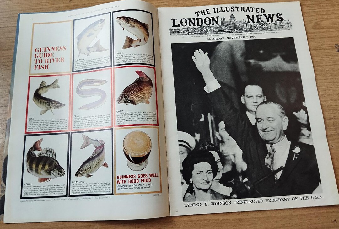 Illustrated London News Nov- Dec 1964 60th - Etsy