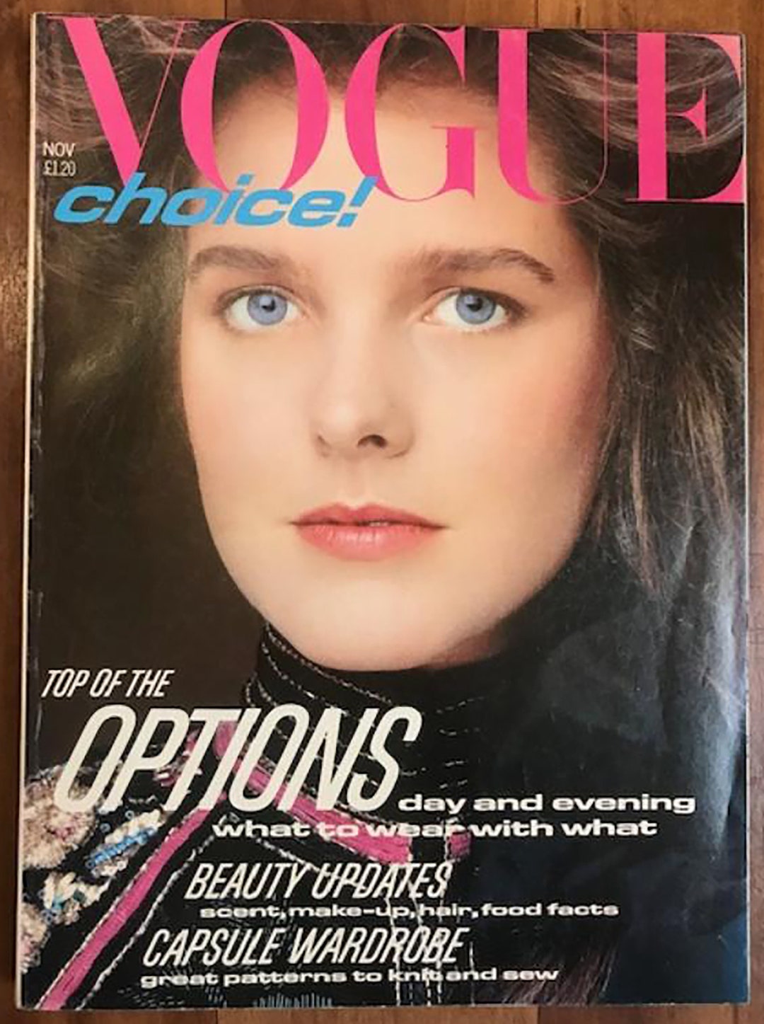 Vogue UK November 1981 British Original Vintage Fashion Magazine Sloane ...