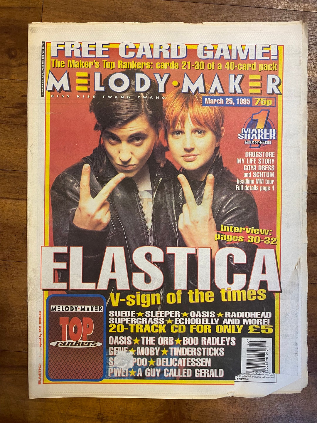 Melody Maker March 25 1995 Original British Pop Newspaper - Etsy