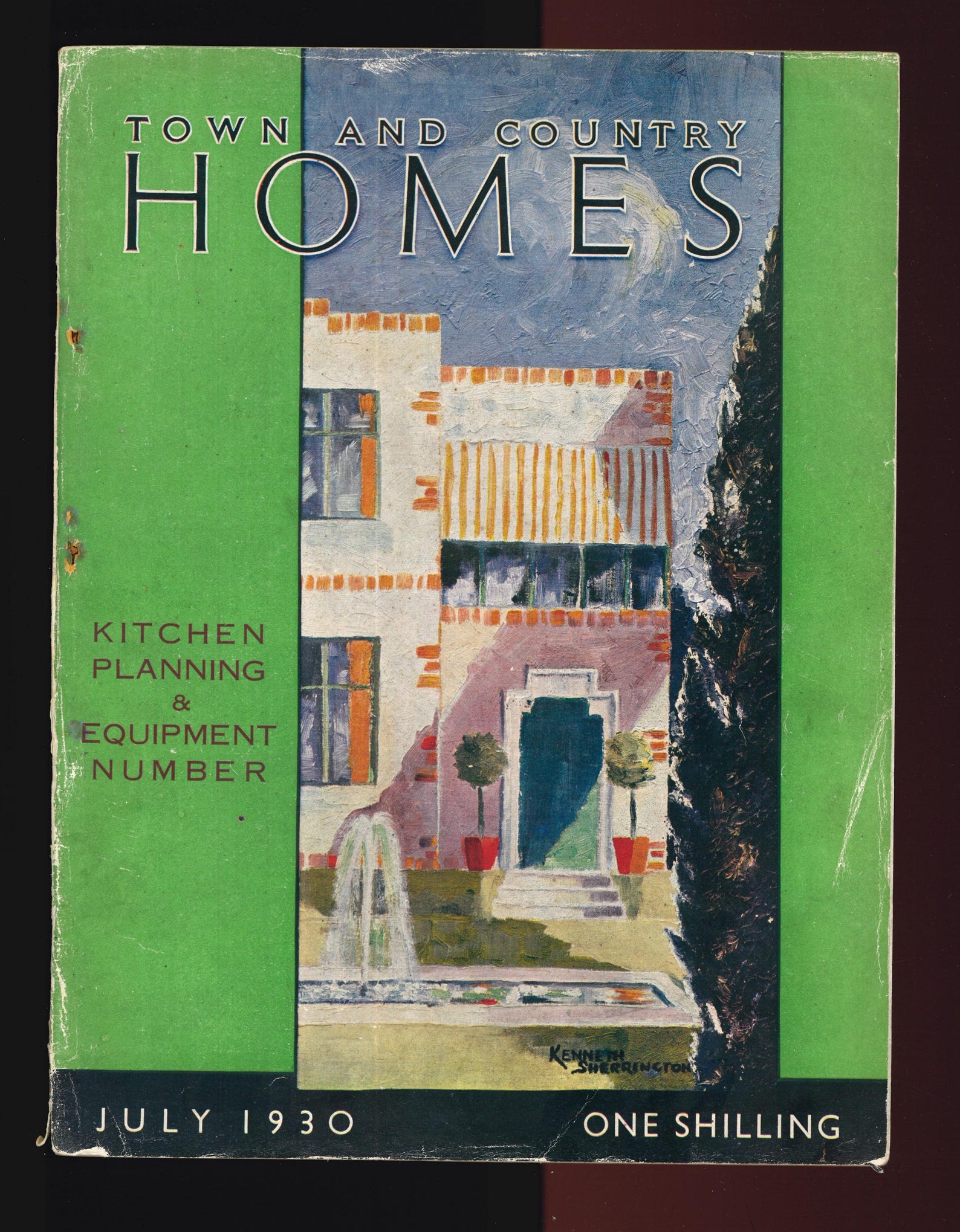 Town & Country Homes 1930 Vintage Original Retro Rare Monthly Magazine ...