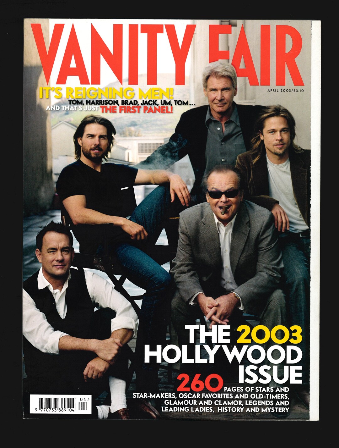 Vanity Fair UK April 2003, Hollywood Issue, Tom Cruise Harrison Ford - Etsy