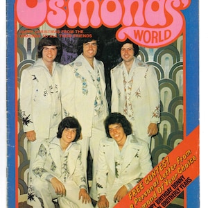 The Osmonds Magazine Collectables - Etsy
