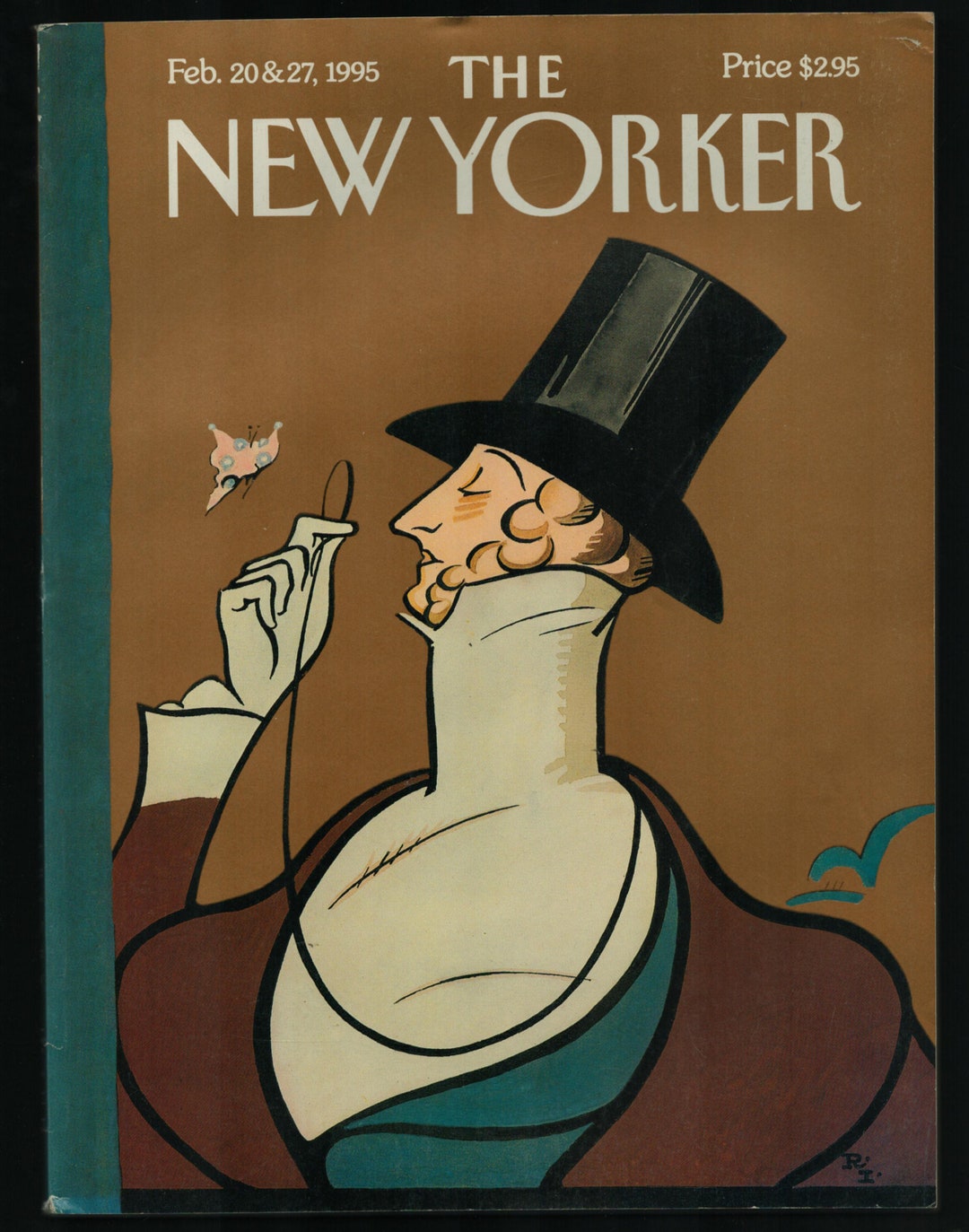 The New Yorker Anniversary Issue February 20 1995 Eustace Tilley by Rea ...
