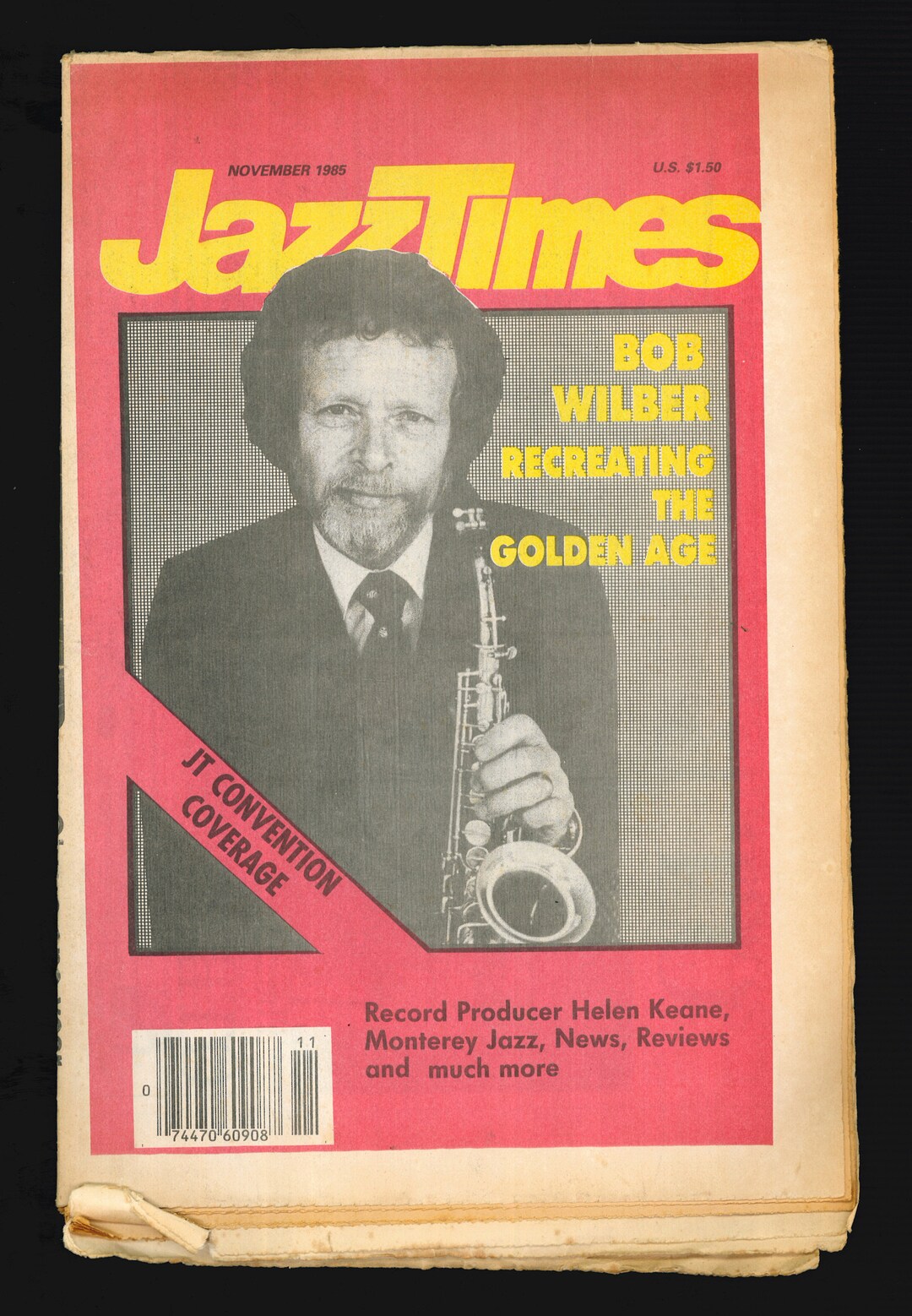 Jazz Times Nov 1985 Music Magazine. Bob Wilber - Etsy